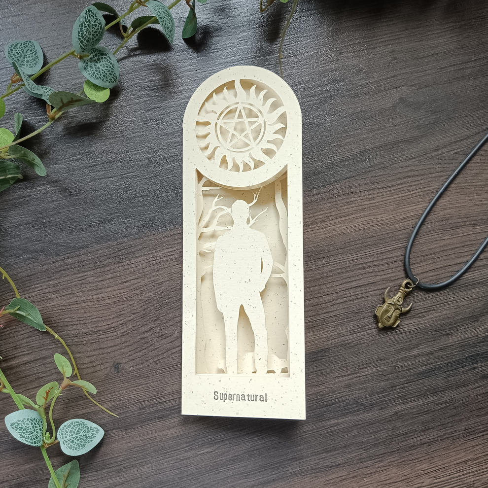 Supernatural Dean Winchester 3D Bookmark – Lione and Sheikh
