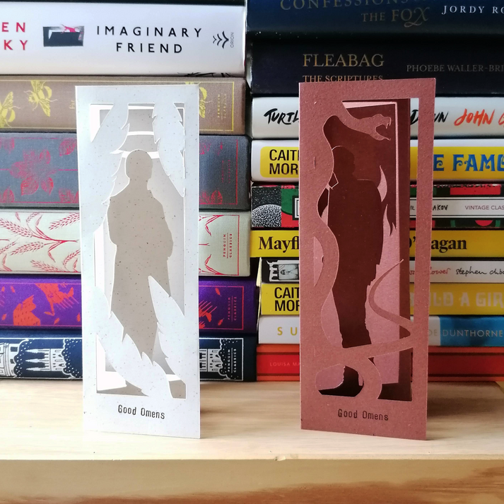 Good Omens 3D Bookmark – Lione and Sheikh
